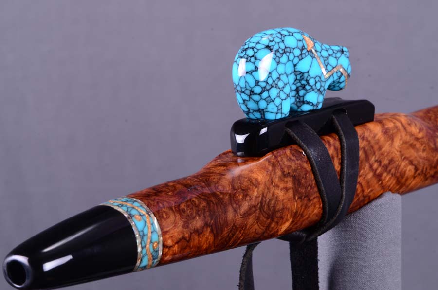 Brazilian Rosewood Burl Key of Mid A-4 Minor, Serial number J34A