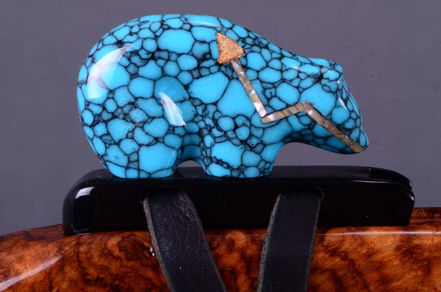 Brazilian Rosewood Burl Key of Mid A-4 Minor, Serial number J34A