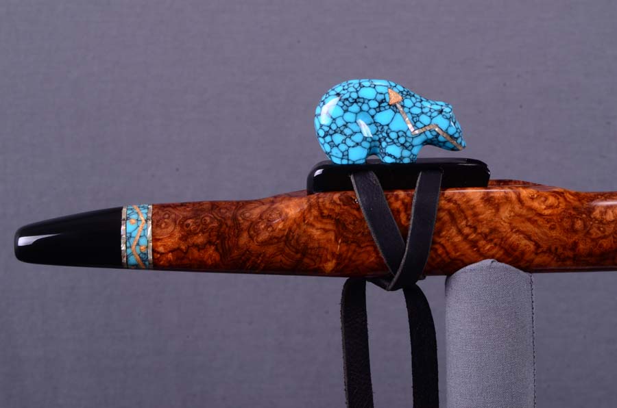 Brazilian Rosewood Burl Key of Mid A-4 Minor, Serial number J34A